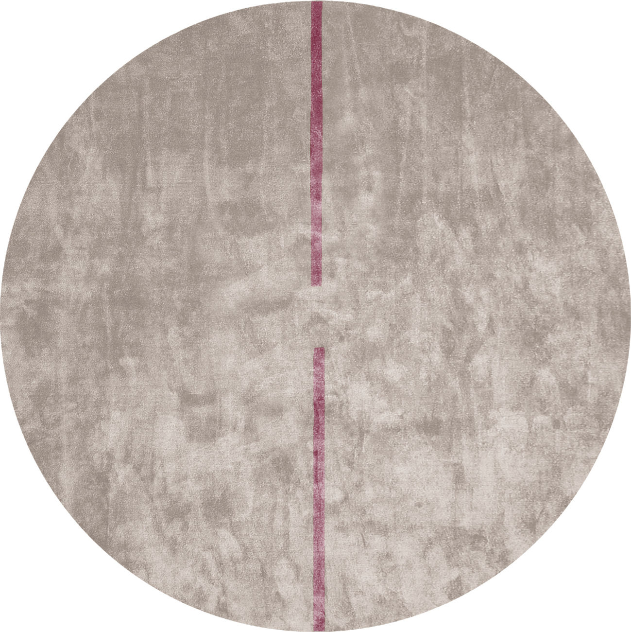 By Second Studio Red Silk Hilo Rug 2