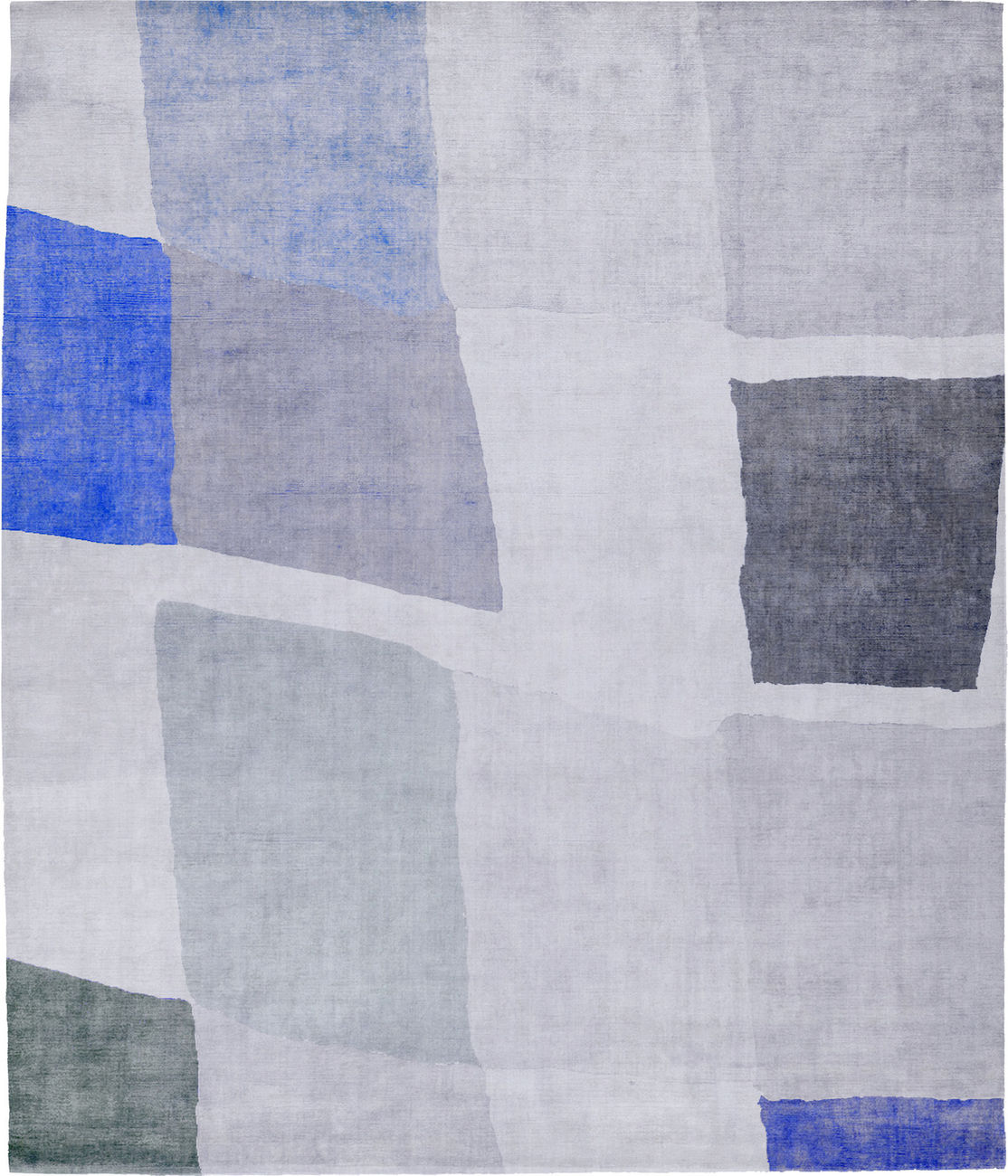 By Second Studio Blue Hilo Wool Rug 8