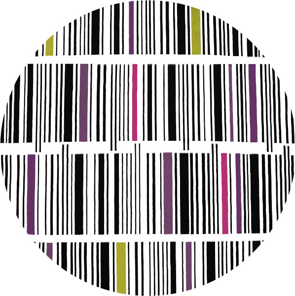 By Second Studio White Abstract Designer Rug 3