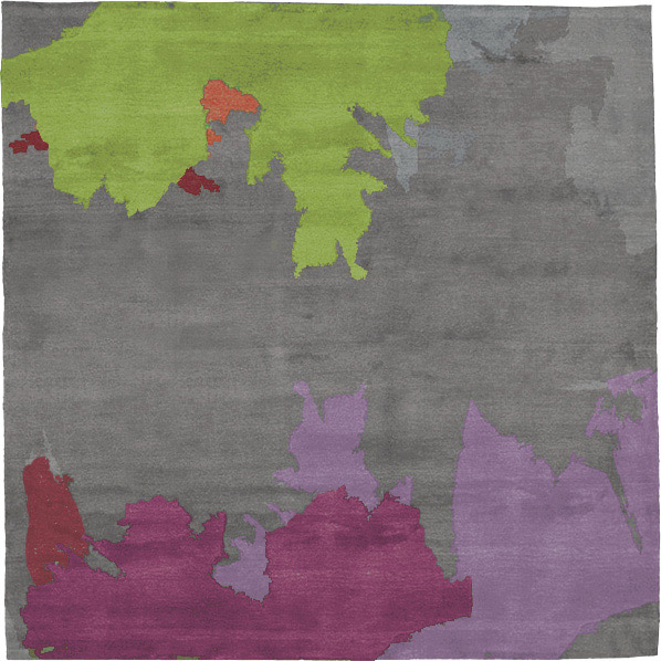 By Second Studio Gray Abstract Designer Rug 5