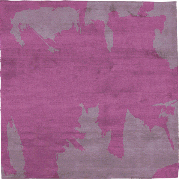 By Second Studio Pink Abstract Designer Rug