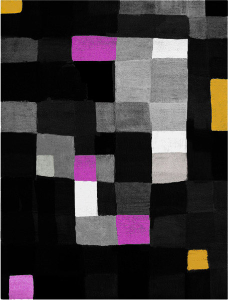 By Second Studio Black Wool Designer Rug 4 from the By Second Studio ...