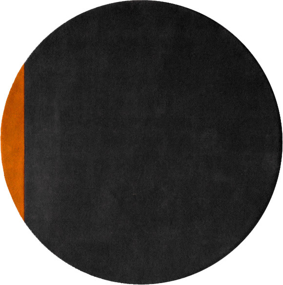 By Second Studio Black Wool Designer Rug 5