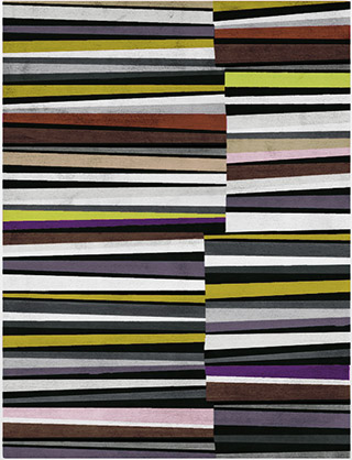 By Second Studio Black Wool Designer Rug 13