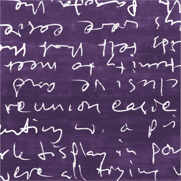 By Second Studio Purple Wool Designer Rug 4