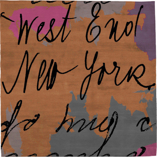 By Second Studio Brown Wool Designer Rug 9