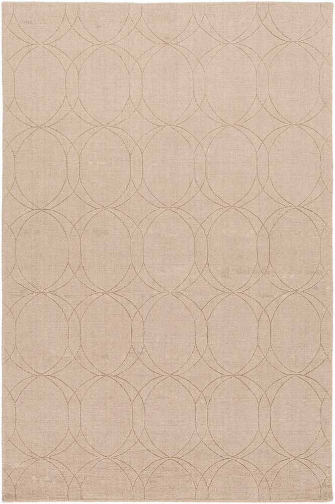 Ashlee ASL-1000 Khaki Wool Patterned Rug