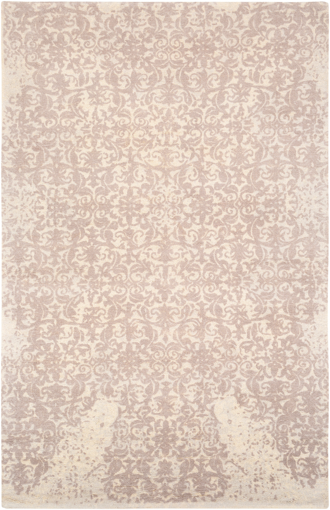 Edith EDT-1001 Cream Wool Patterned Rug