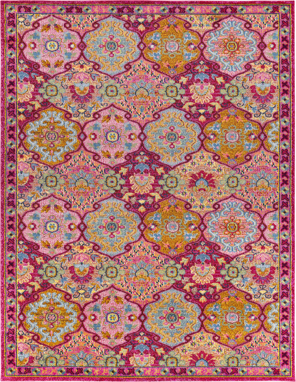Modern Loom Acacint ACT-1016 Bright Pink Rug