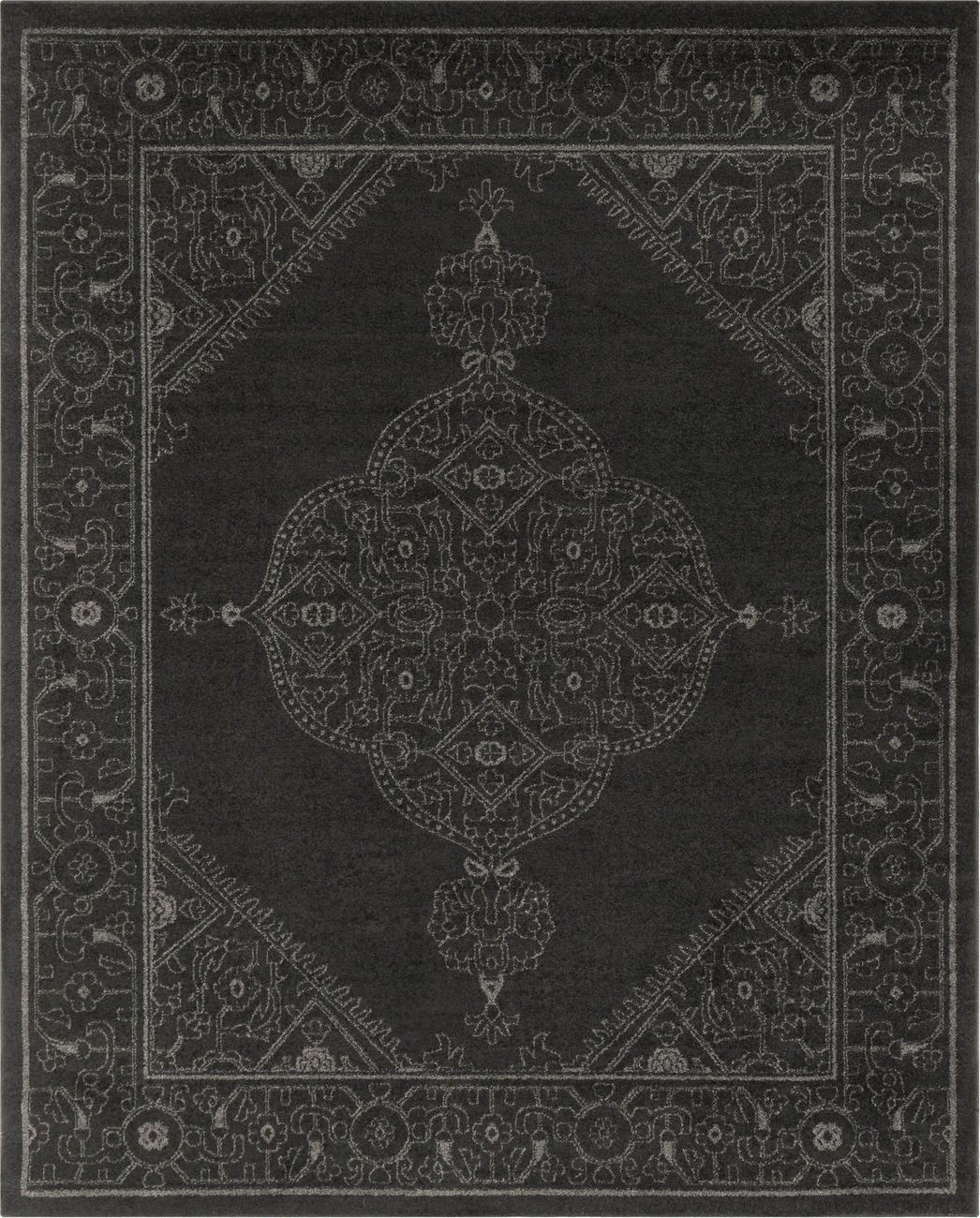 Rhea RHE-1000 Black Rug