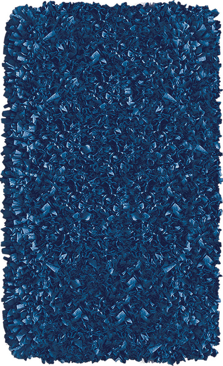 Modern Loom Blue Shag Rug