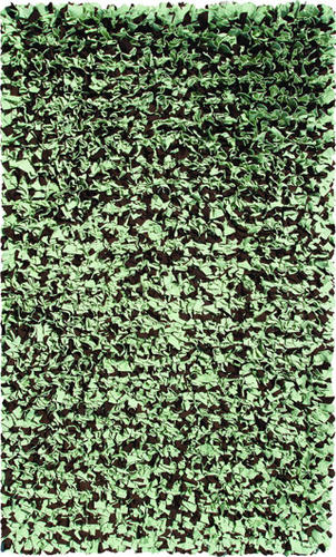 Modern Loom Green Shag Rug 2