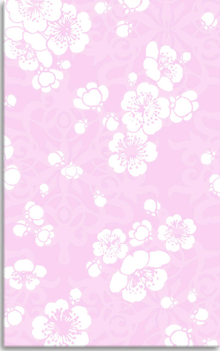 Modern Loom Pink Floral Rug