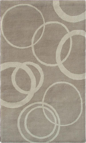 Modern Loom Brown Abstract Rug 2