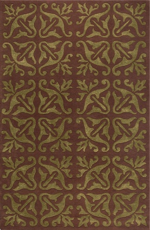Modern Loom Brown Patterned Rug 2