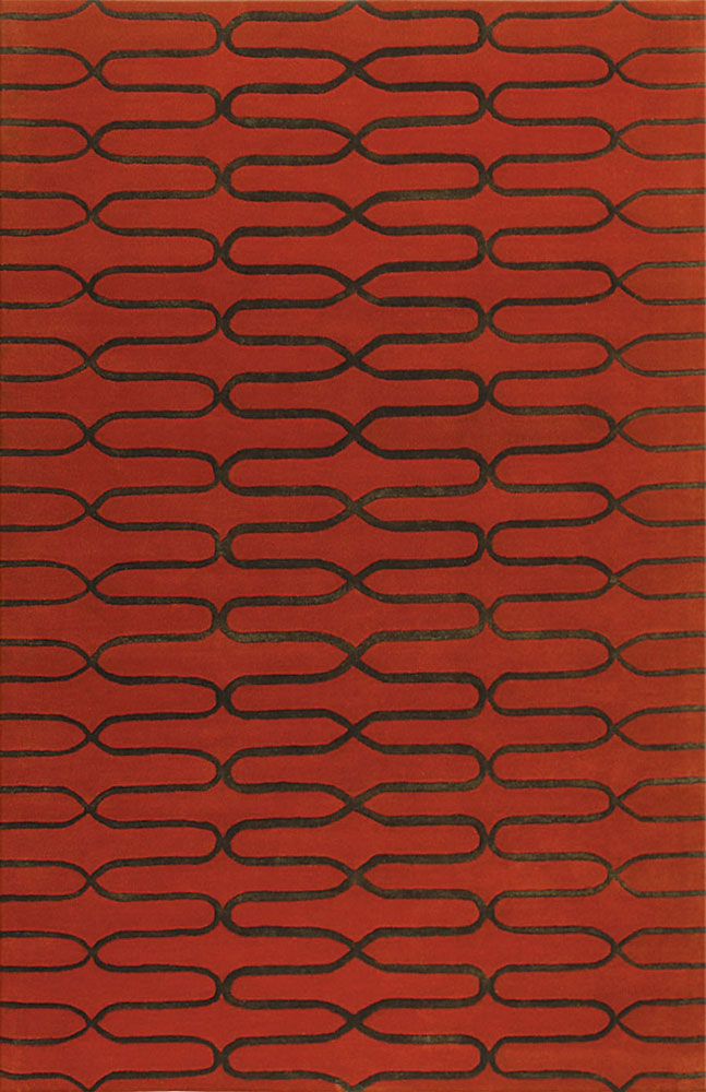 Telluride Rust Chocolate Rug