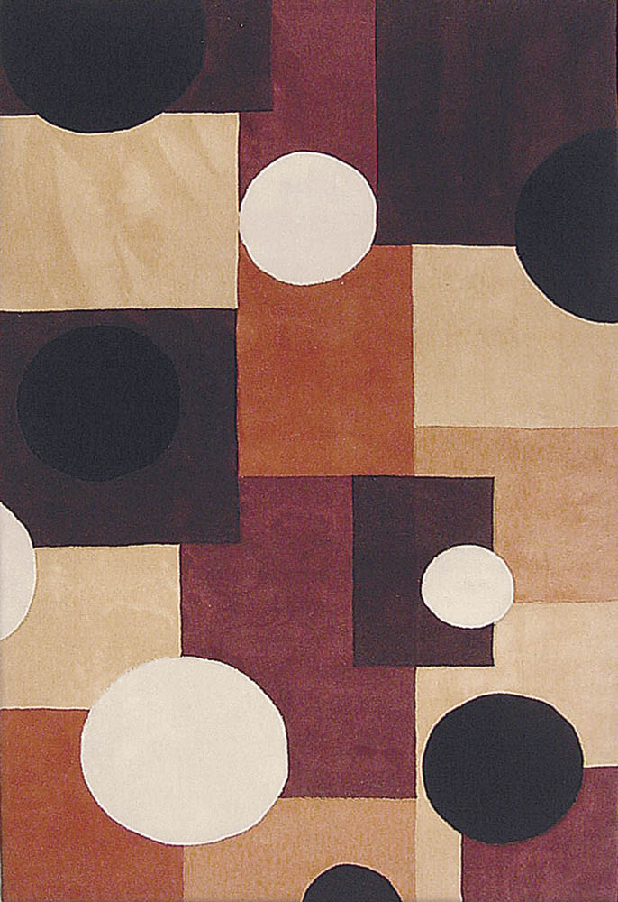 Modern Loom Multi-Colored Abstract Rug