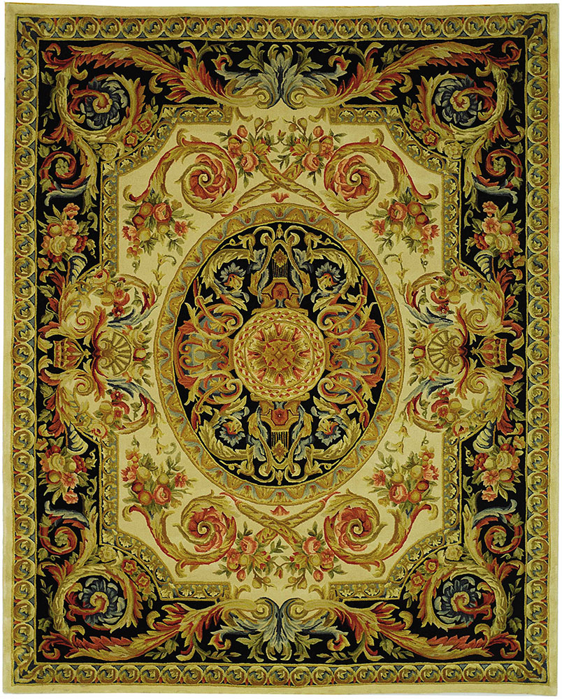 Modern Loom Brown Traditional Wool Rug 34