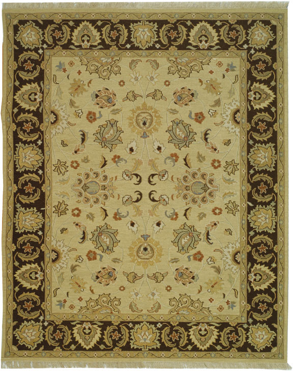 Modern Loom Brown Traditional Rug