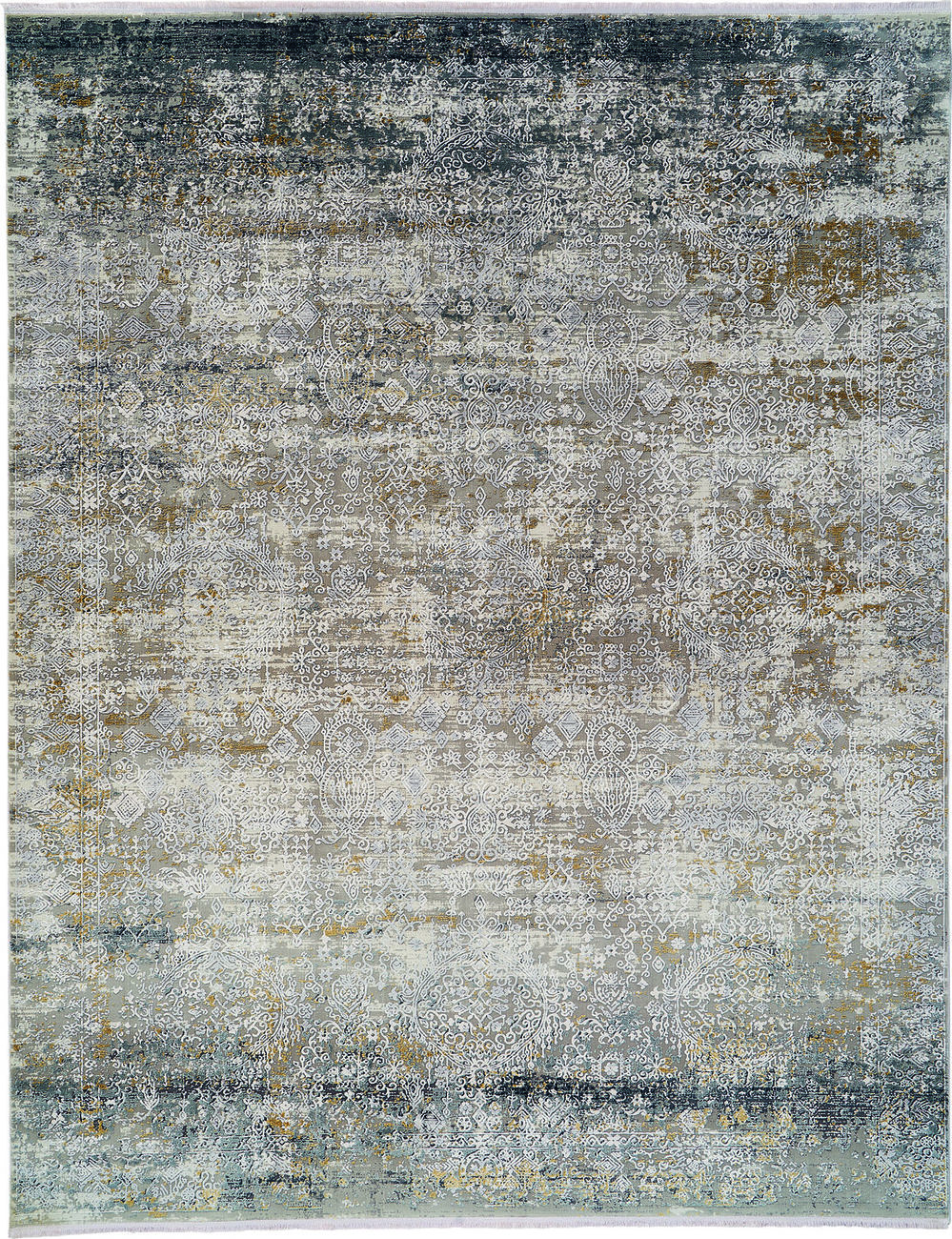 Modern Loom Venice VEN-4 Gray Abstract Silk Rug