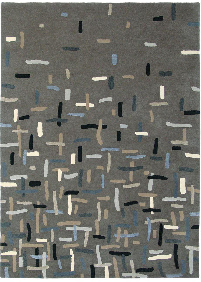 Masland Gray Patterned Rug from the Bauhaus Minimal Design Rugs ...