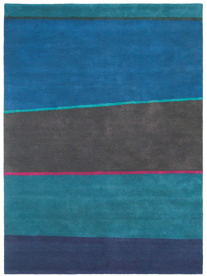 Masland Blue Striped Rug