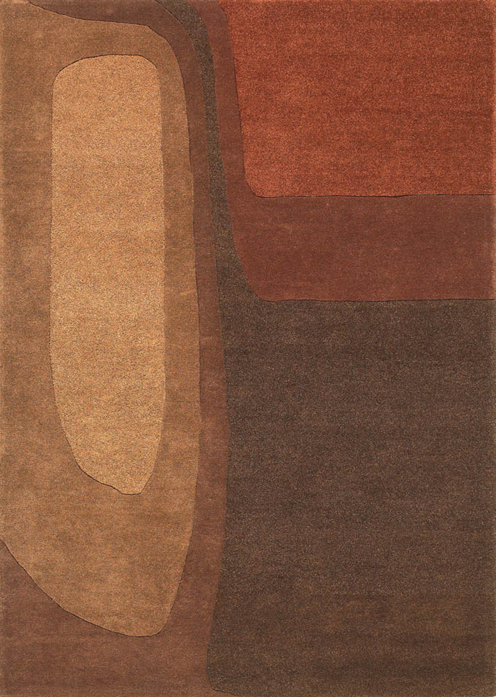 Forms Rust Rug