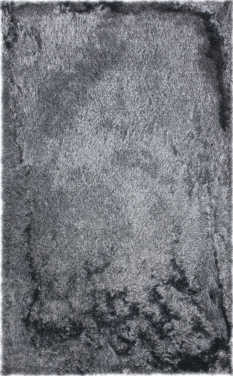 Modern Loom Paradise 2401 Charcoal/Multi Shag Rug from the Solid Rugs ...