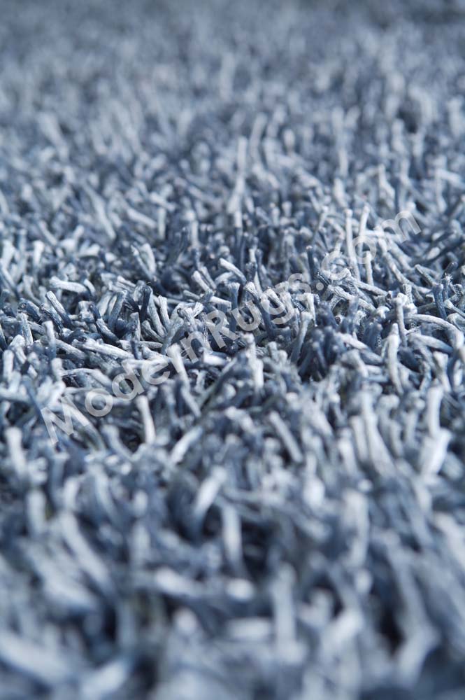 Titanium Shag Light Blue Rug