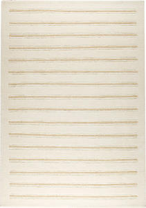 Modern Loom White Hilo Wool Rug