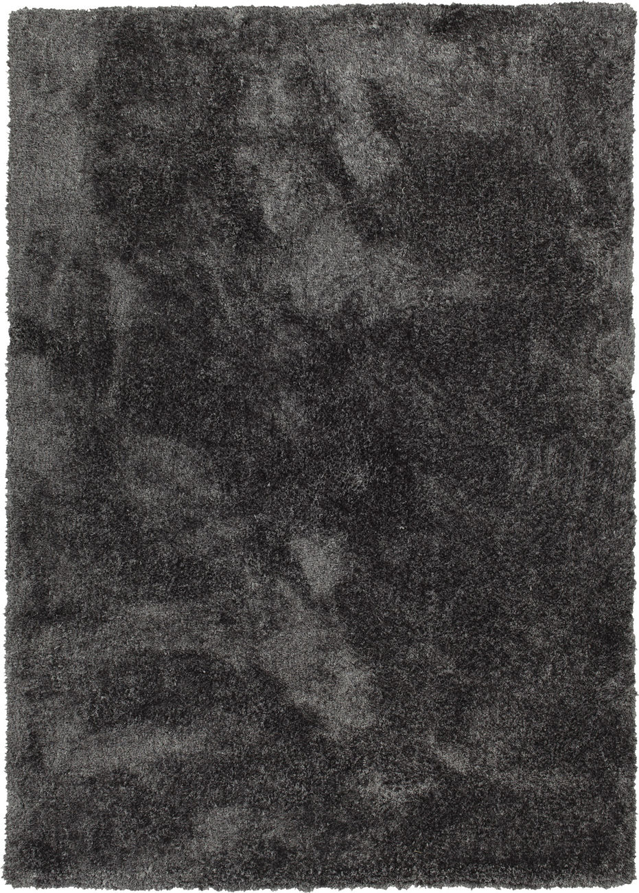 Modern Loom It's So Fabulous Shag Charcoal Solid Modern Rug