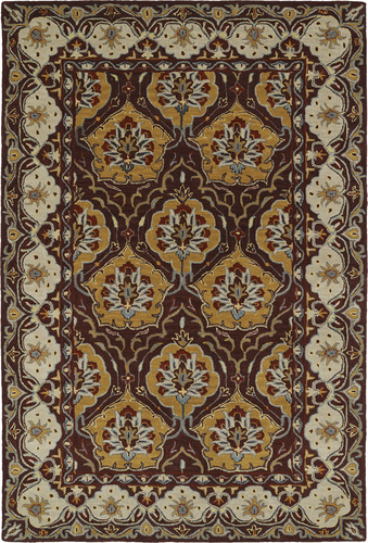 Modern Loom Middleton Hand Tufted Wine Traditional Rug