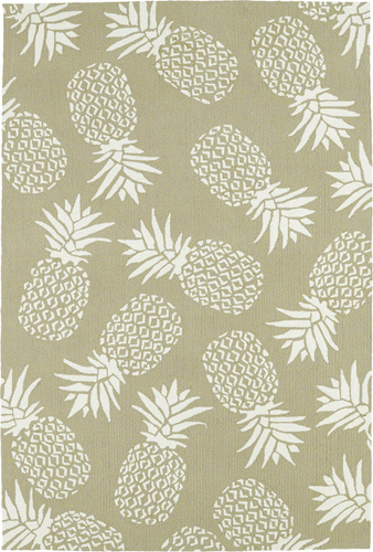 Modern Loom Sea Isle Light Brown Outdoor Coastal Contemporary Rug 2