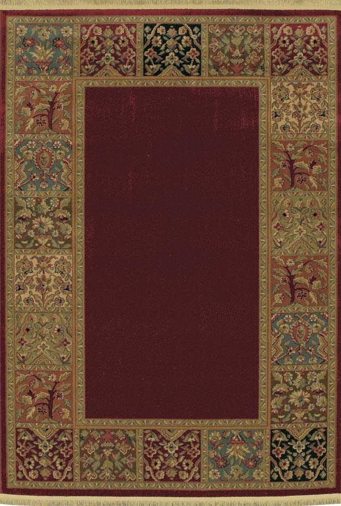 Buckingham Brdr Ruby Rug