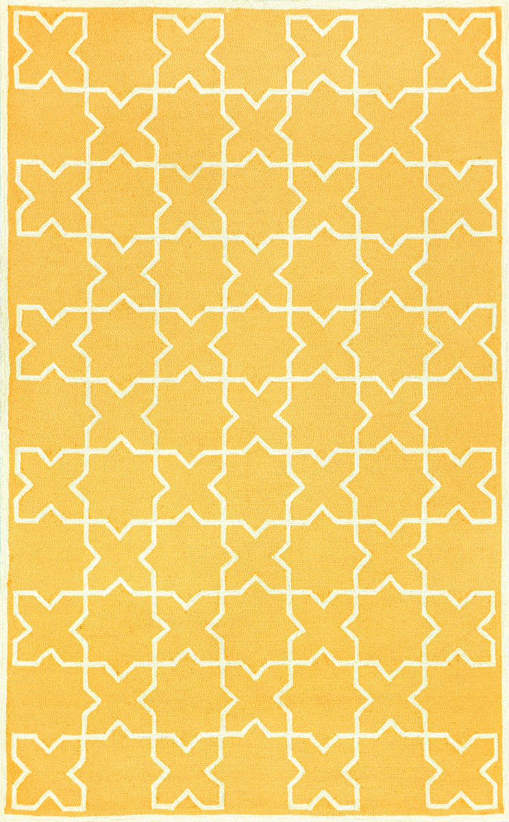 Capri 1606 / 09 Moroccan Tile Yellow Rug