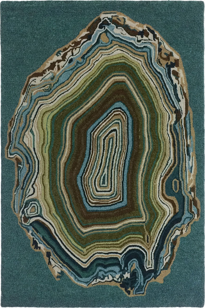Trans Ocean Lalunita Hand Tufted Brown Modern Rug