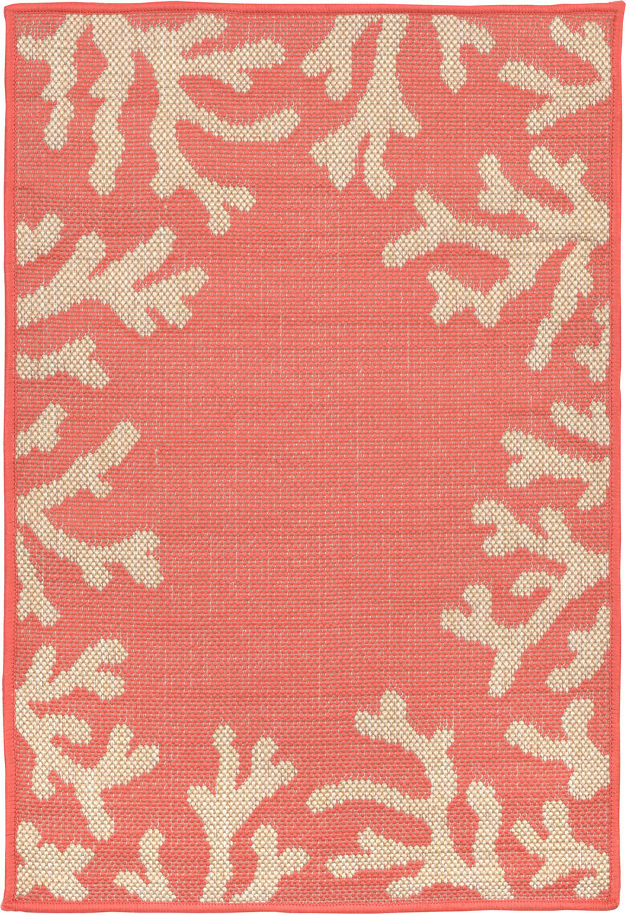 Trans Ocean Terrace Ivory Outdoor Coastal Contemporary Rug 2