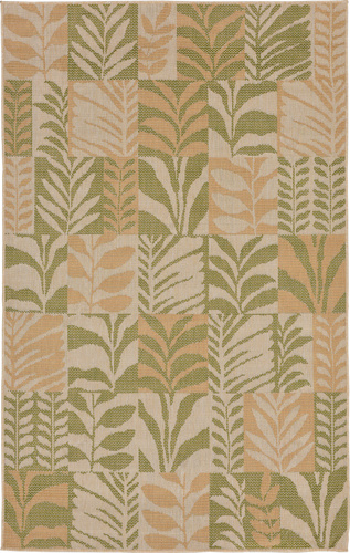 Trans Ocean Terrace Flatweave Ivory Outdoor Modern Rug 5
