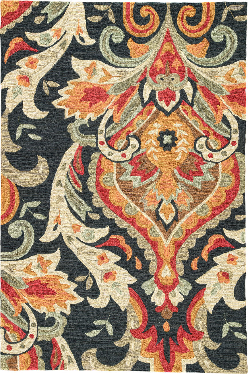 Jaipur Living Brio Brocade Hand Loomed Synthetic Blue Rug