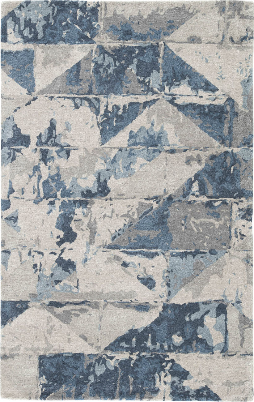 Jaipur Living Genesis GES12 Genesis Conde Silver Hand Loomed Wool Rug