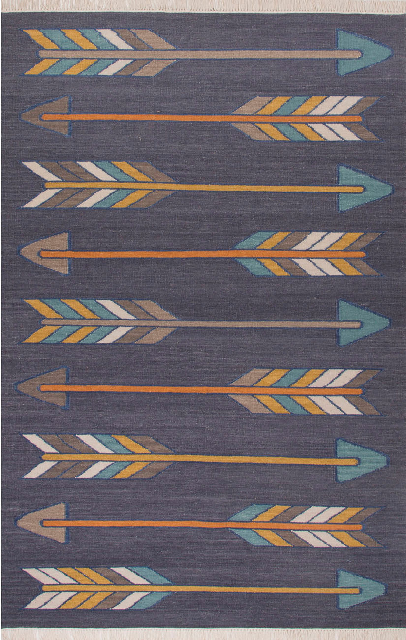 Jaipur Rugs Multi-Colored Flatweave Wool Rug 2 from the Southwestern ...