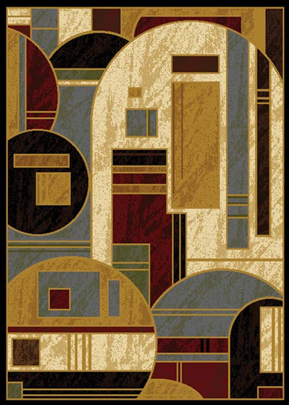 Modern Loom Multi-Colored Abstract Rug 7 from the Studio Rugs ...