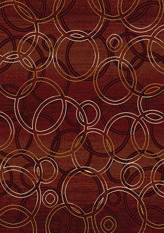 Modern Loom Brown Abstract Rug 28