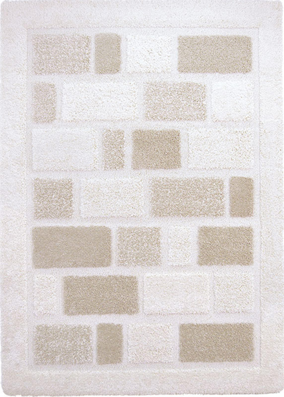 Modern Loom White Abstract Rug