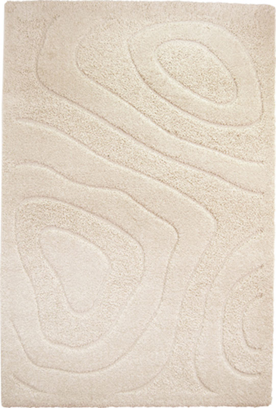 Modern Loom Beige Abstract Rug 8