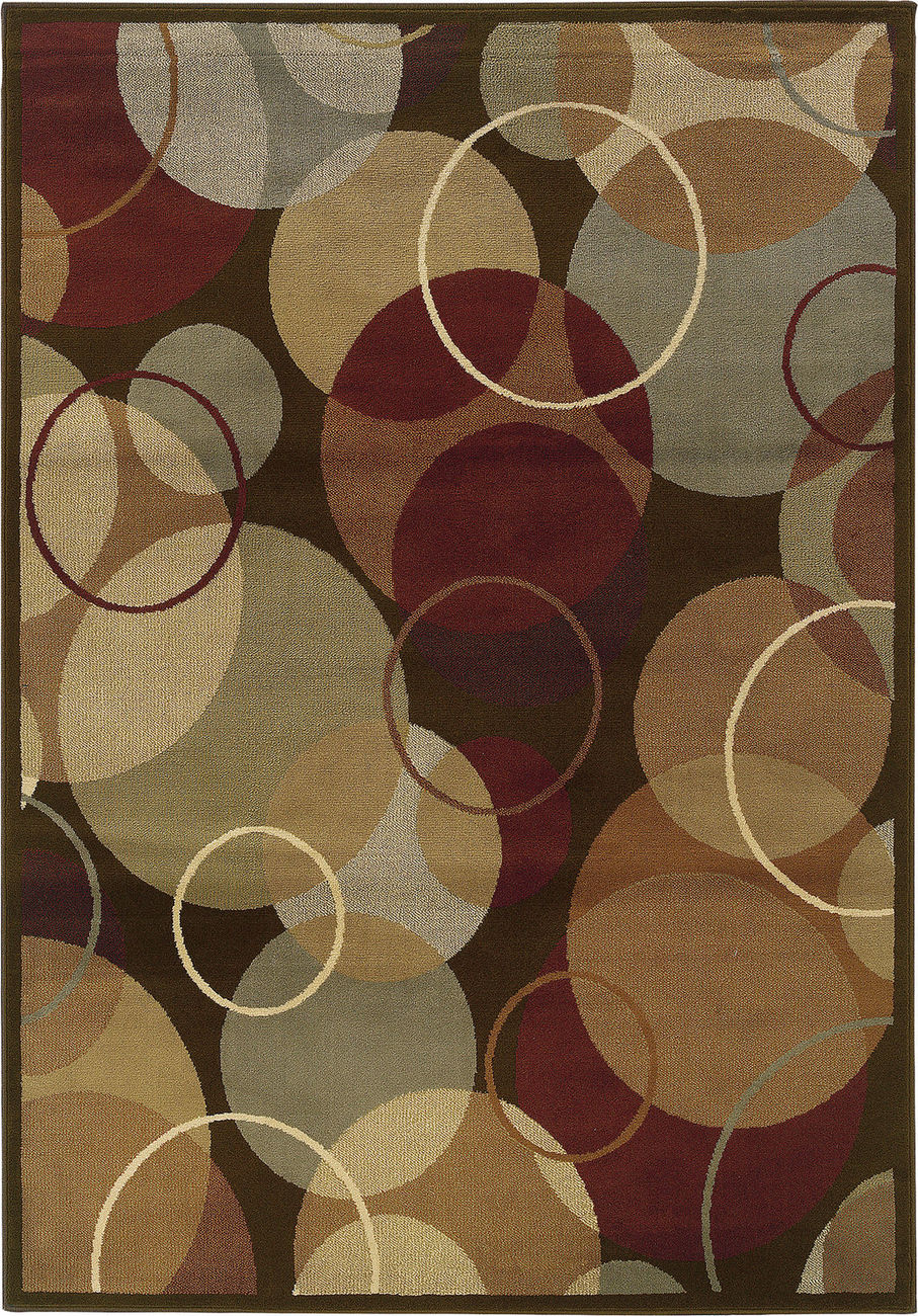 Modern Loom Darcy 7310_2066D Brown Abstract Rug