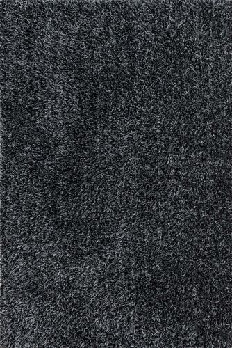 Modern Loom Carrera Shag CG-02 Black / Slate Synthetic Hilo Rug