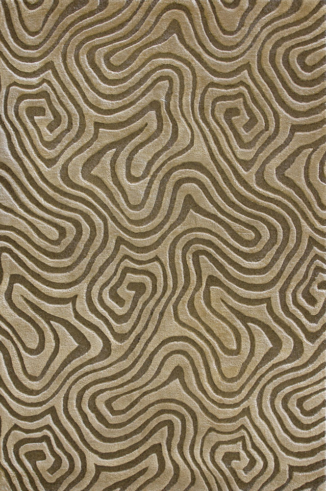 Miron MB-01 HM Taupe Rug from the Pangea Textured Rugs collection at ...