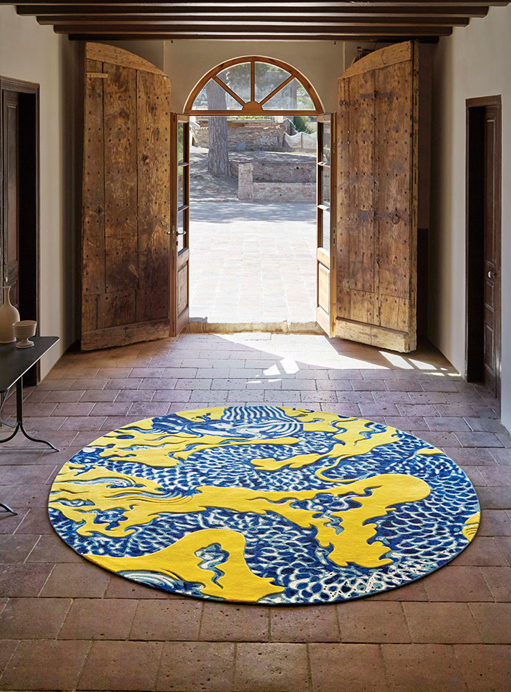 China Yellow Rug