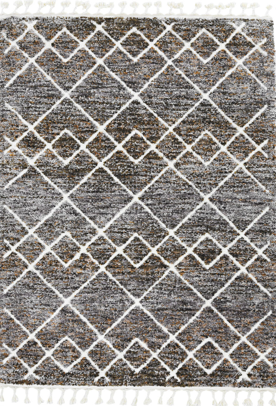 Kas Rugs Bungalow 2304 Gray Hand Woven Synthetic Rug